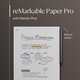 ePaper ReMarkable Paper Pro táblagép, Marker Plus tollal és Marker ...