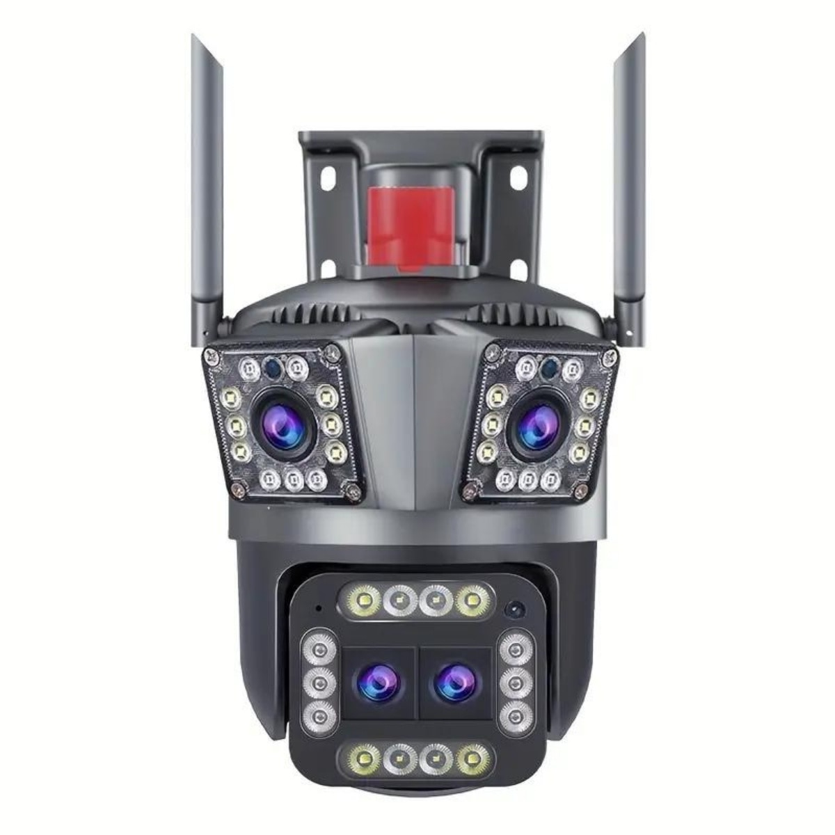 Camera de Supraveghere Tripla, Lentila Thour, WiFi cu Zoom 2 MP, Ultra ...