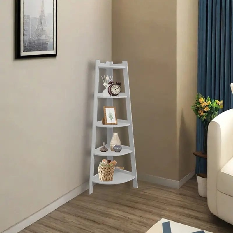 Raft de Colt din PVC cu 5 Etajere, pentru Camera, Baie sau Bucatarie ...