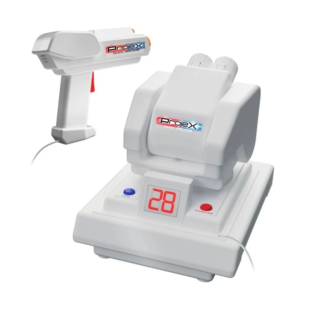 Consola de jocuri cu proiector si 1 blaster, Laser X, ProjeX Duck ...