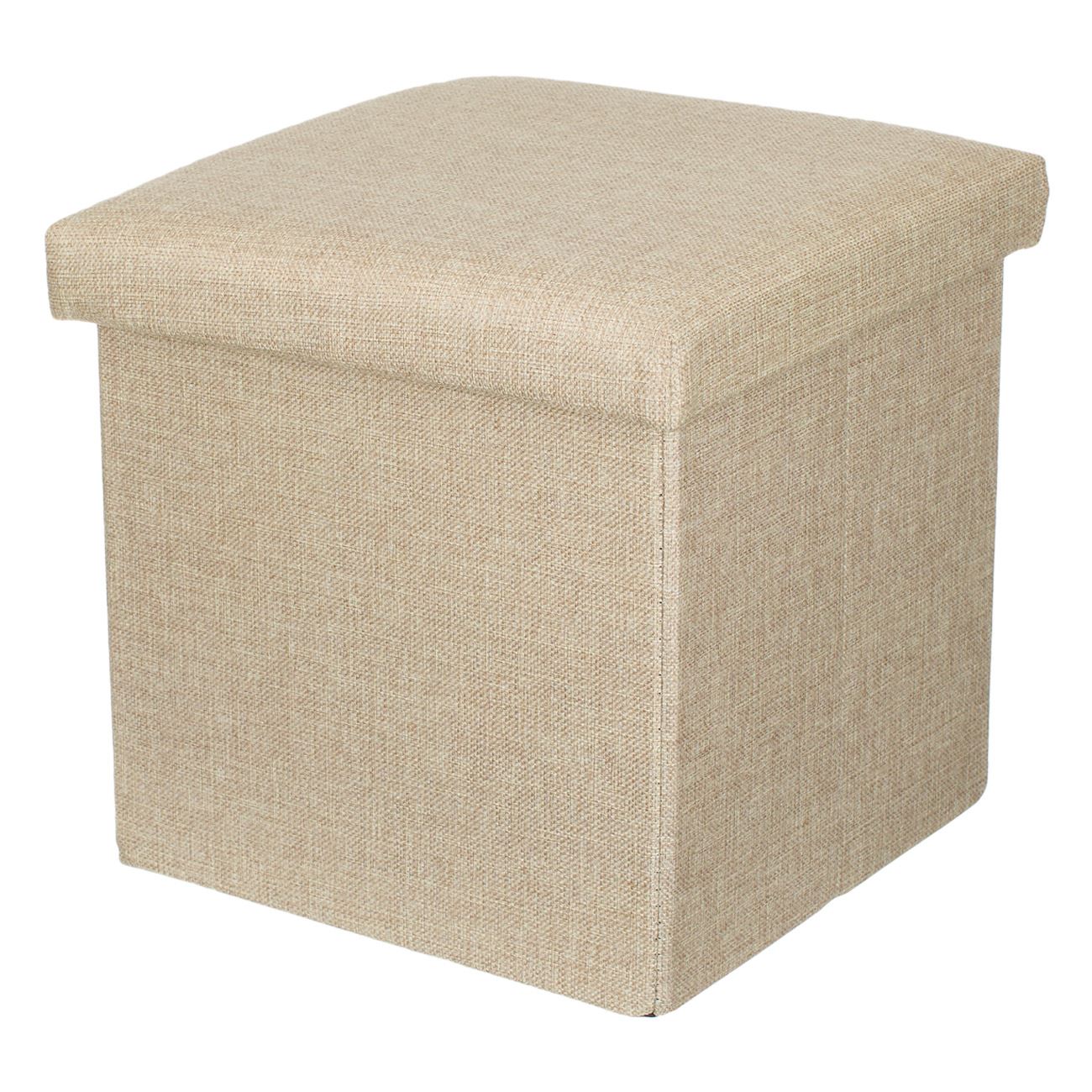 Taburet Otoman Pliabil cu Spatiu Depozitare, Ideal pentru Living ...