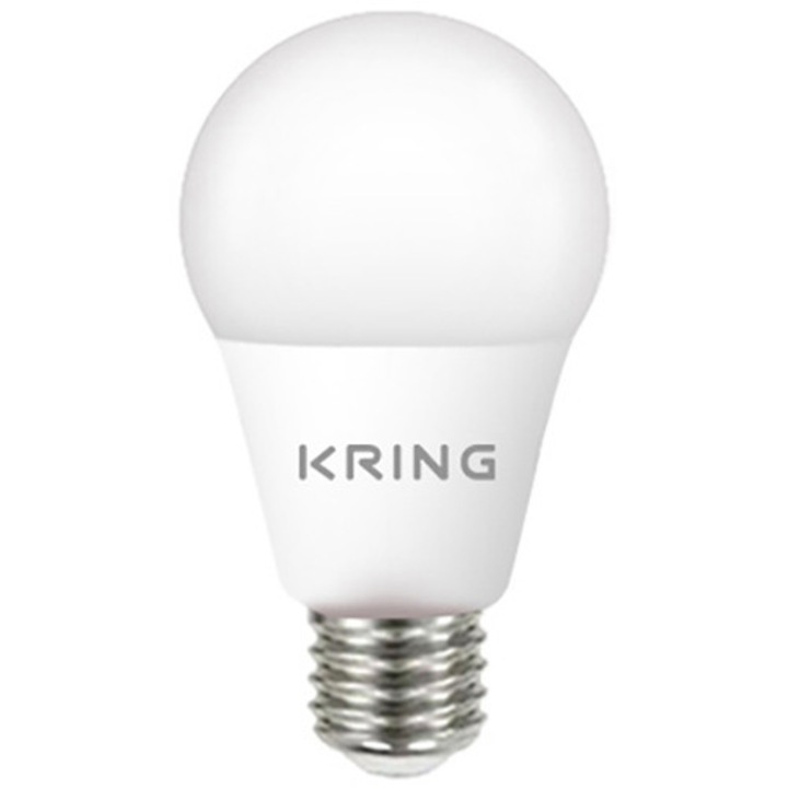 Set 6 becuri LED Kring, E27, 12W (110W), 1500 lm, lumina neutra (4000K ...