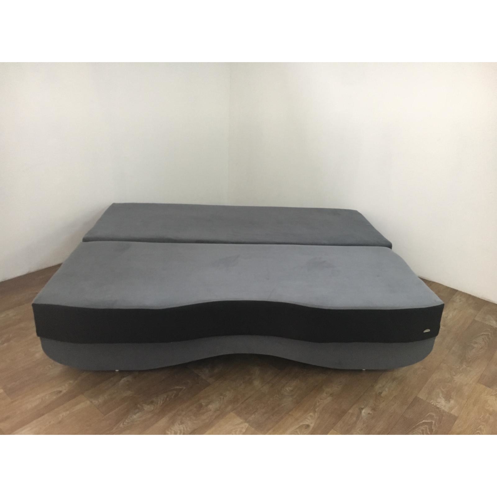 Canapea extensibila Roxy, MobAmbient, Gri, material textil, extensie ...