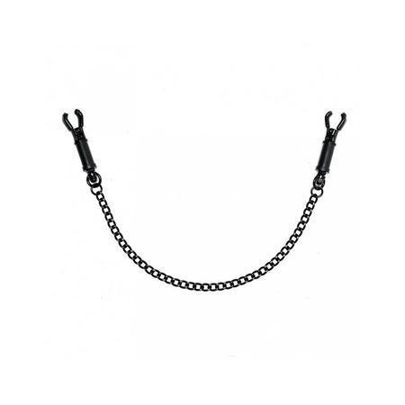 Cleme pentru sfarcuri cu lant, ajustabile, negre, set - eMAG.ro