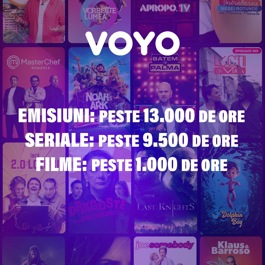 Abonament 10 luni in aplicatia VOYO, voucher valabil pentru activare ...