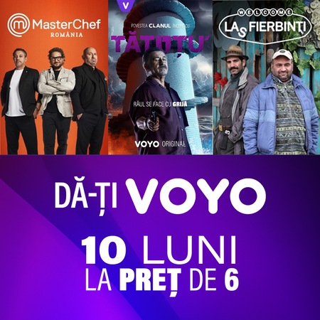 Abonament 10 luni in aplicatia VOYO, voucher valabil pentru activare ...