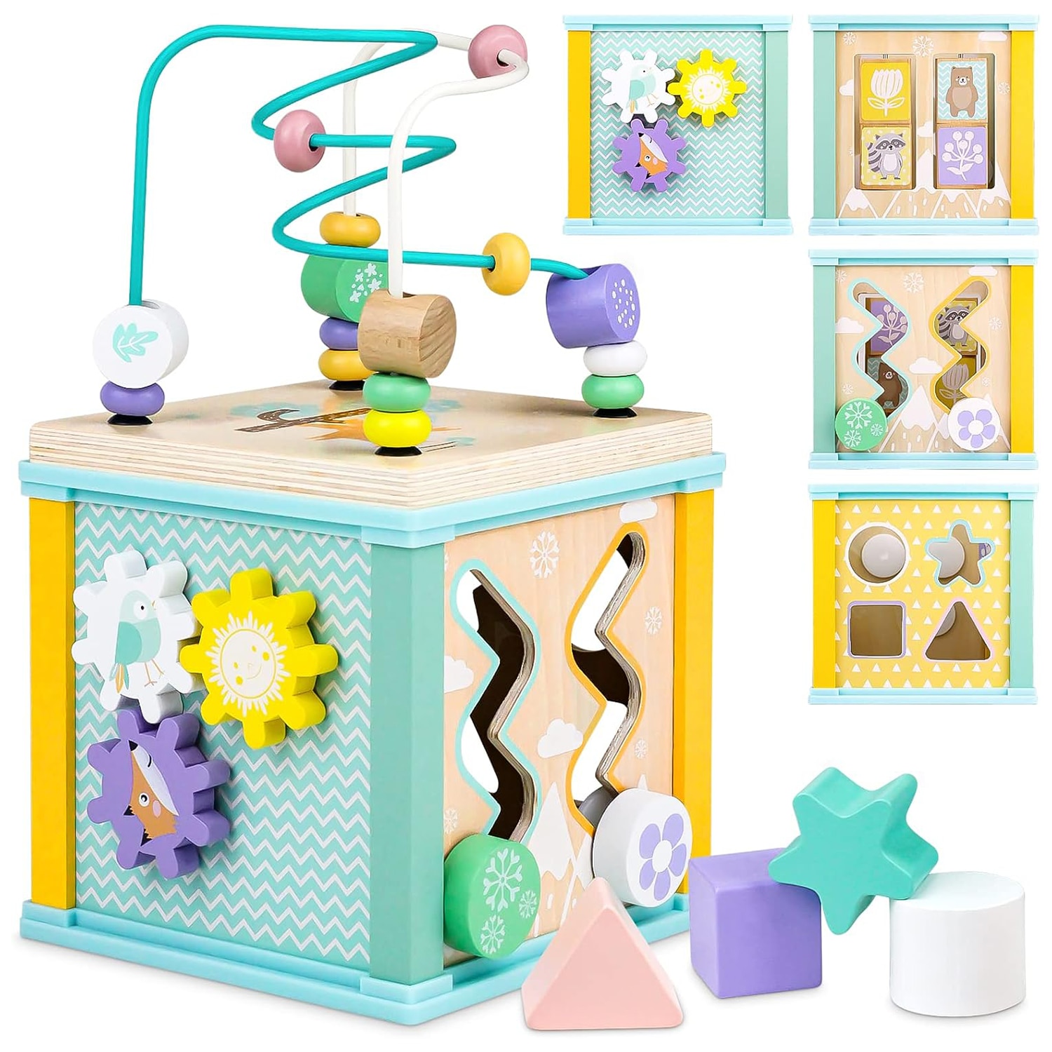 Jucarie Educativa Montessori pentru Copii, BYONDSELF®, Detasabil, din ...