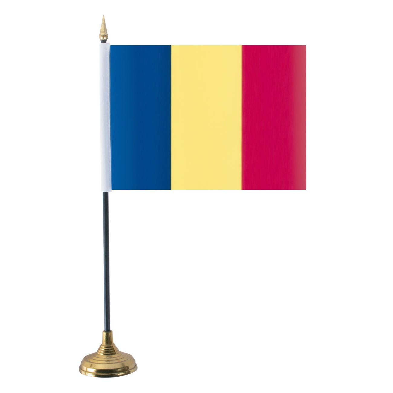 Steag Romania cu Baza 30cm, Material Rezistent, Design Vibrant, Ideal ...
