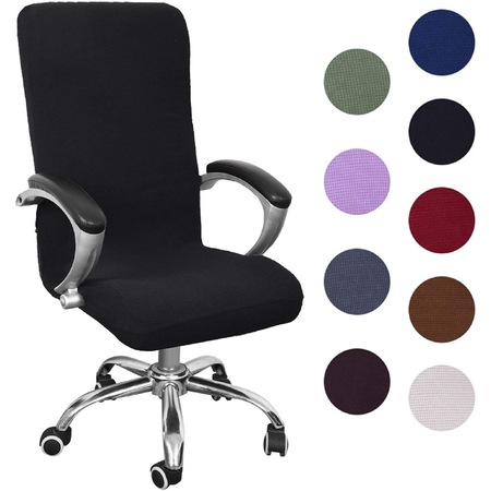 Husa scaun birou, neagra, 100x50cm, rezistenta la apa, confortabila ...