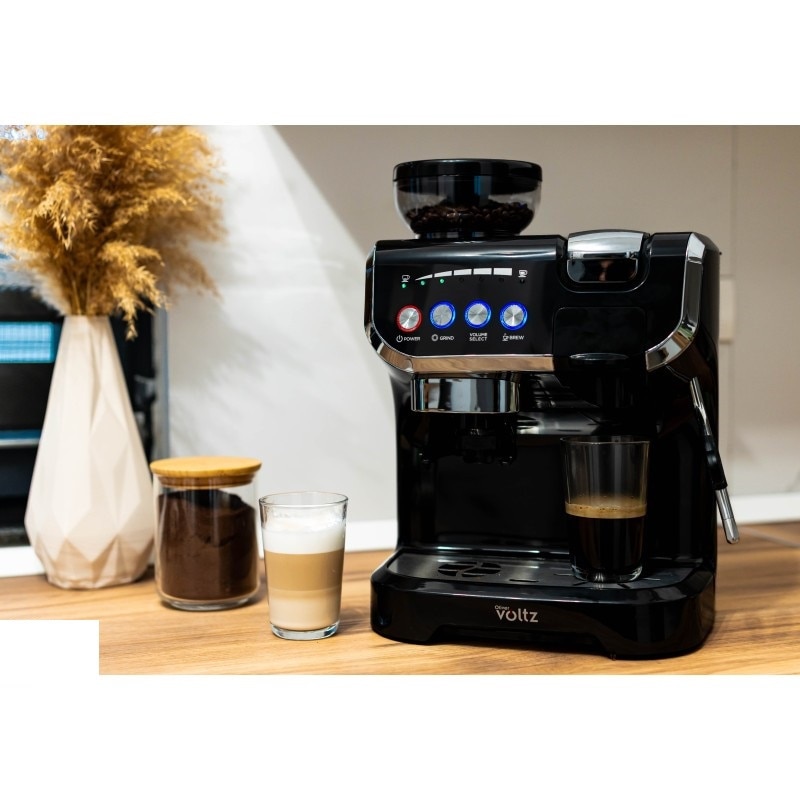 Espressor cu cafea boabe si capsule Oliver Voltz OV51171L8M, 2672W, 2 L ...