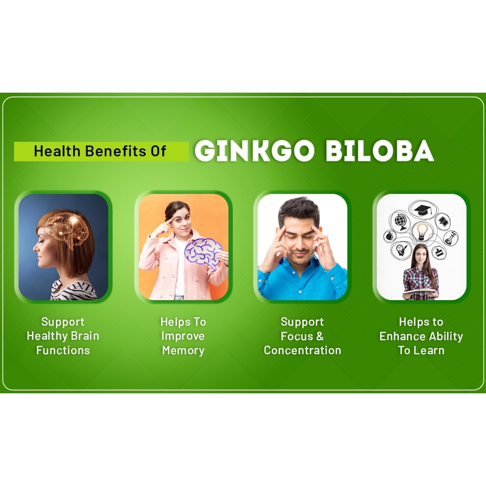 Pachet Ginkgo Biloba "Tonic cerebral", formula forte cu angelica ...