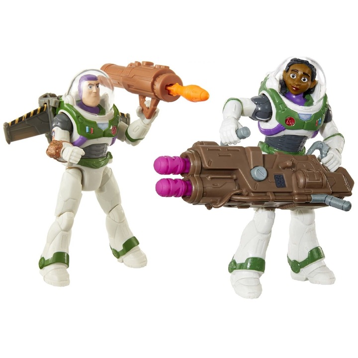Set 2 Figurine de actiune, Disney Pixar, Mattel, Izzy & Buzz Lightyear ...