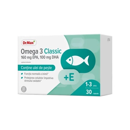 Dr. Max Omega 3 Classic, 30 comprimate moi, DAsiNU - eMAG.ro