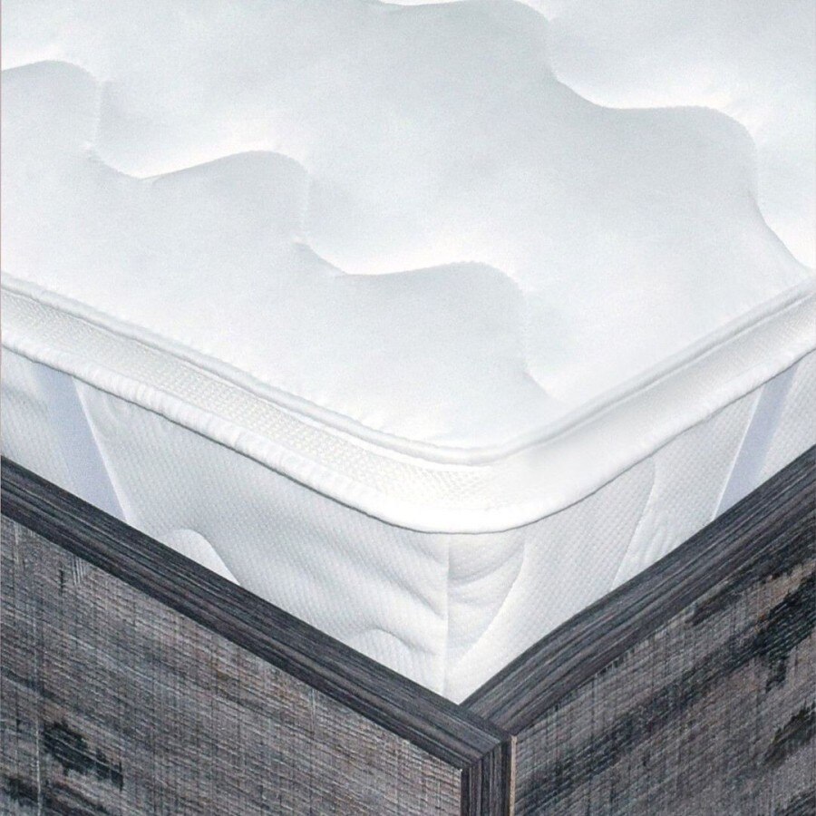 Topper saltea Super Confort, 140x200cm, Somnia, Alb - eMAG.ro