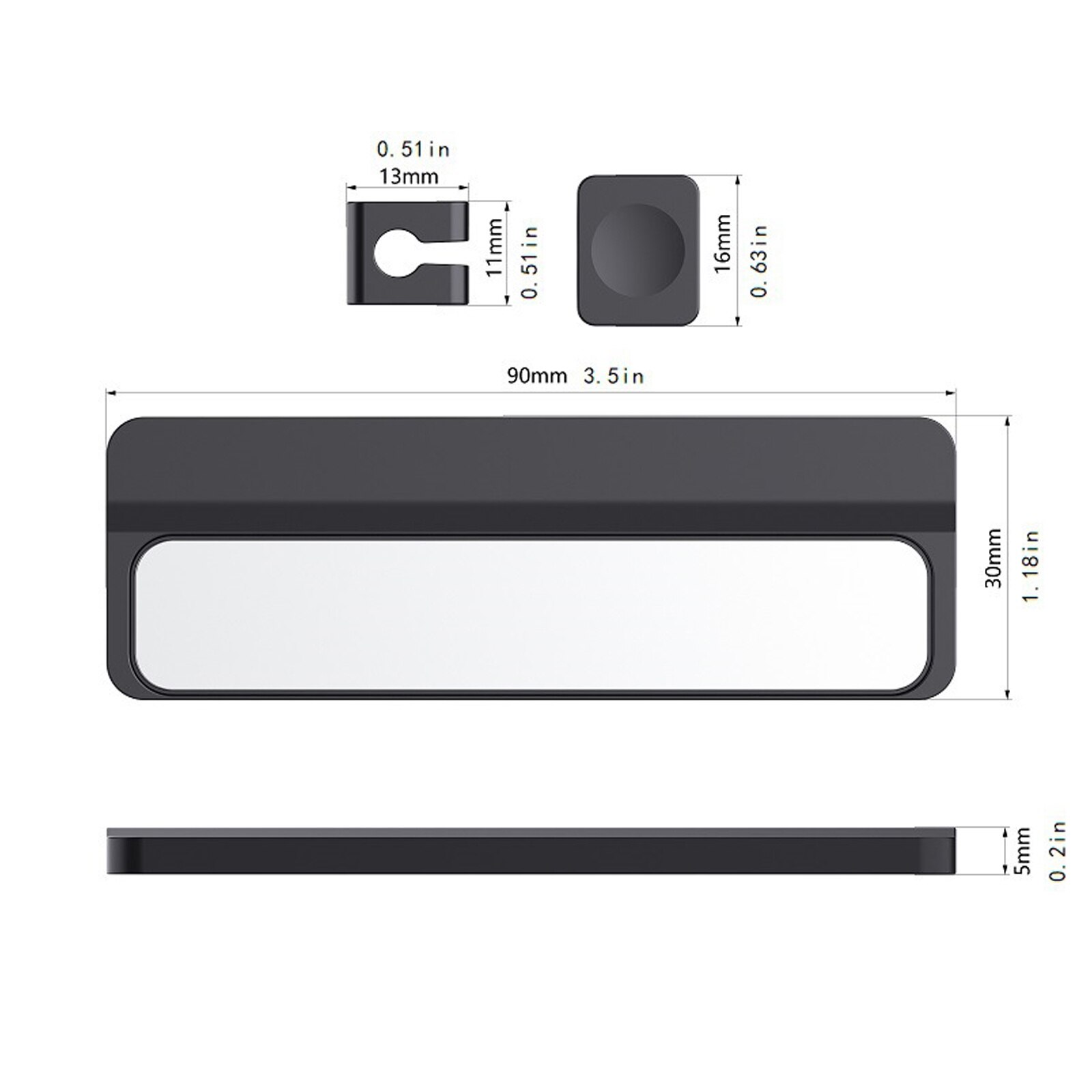 Organizator de cabluri magnetic, adeziv, reglabil, pentru birou/masina ...