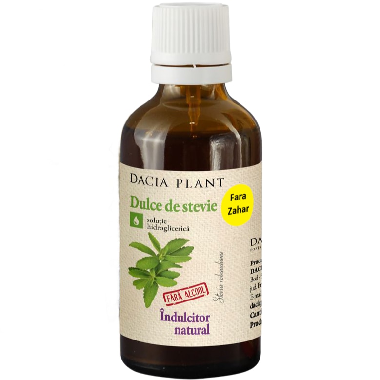Indulcitor natural lichid din Stevie fara zahar, fara aditivi, cu ...