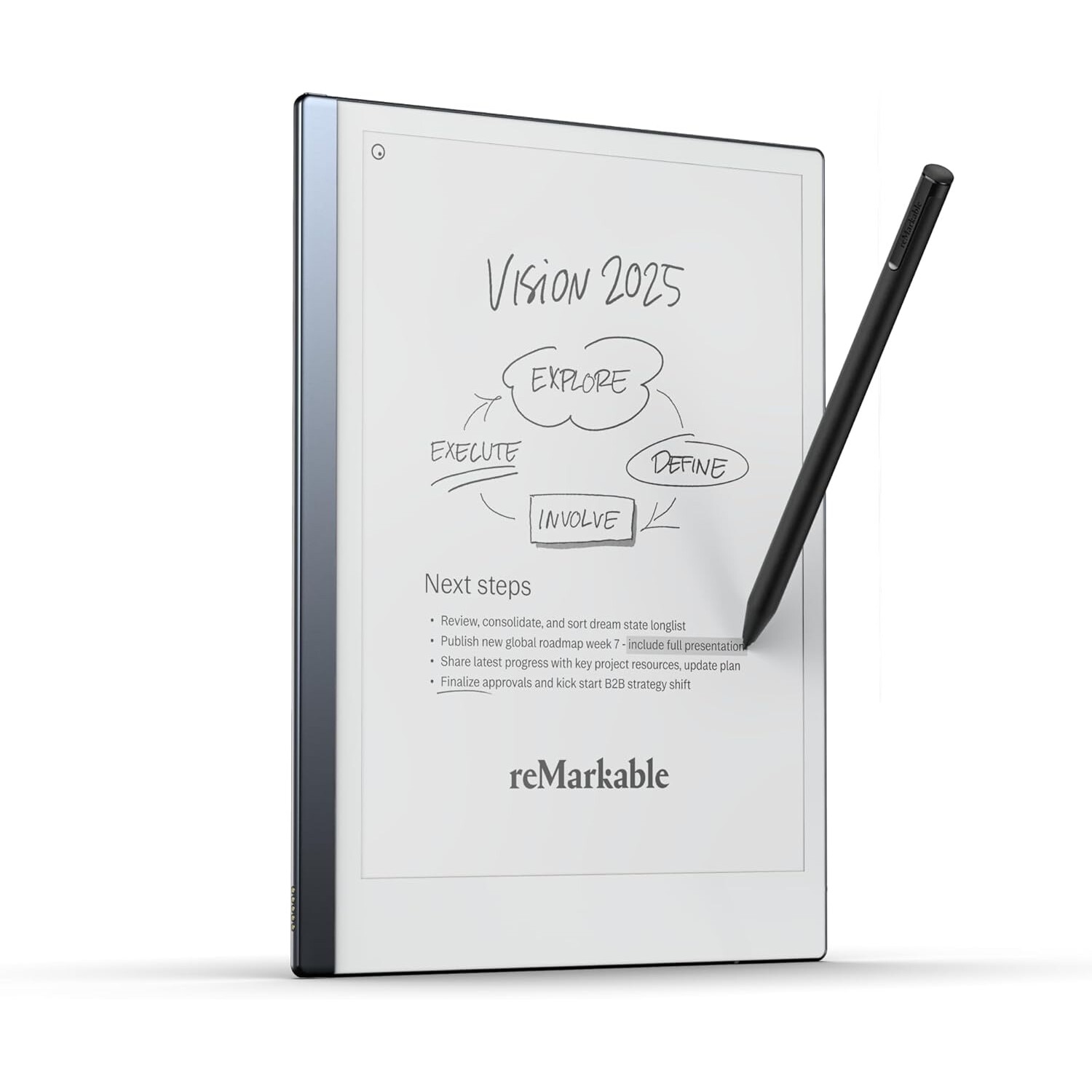 EPaper ReMarkable 2 tablet Marker Plus tollal és Marker hegyekkel, Carta E Ink 10,3" kijelzővel ...