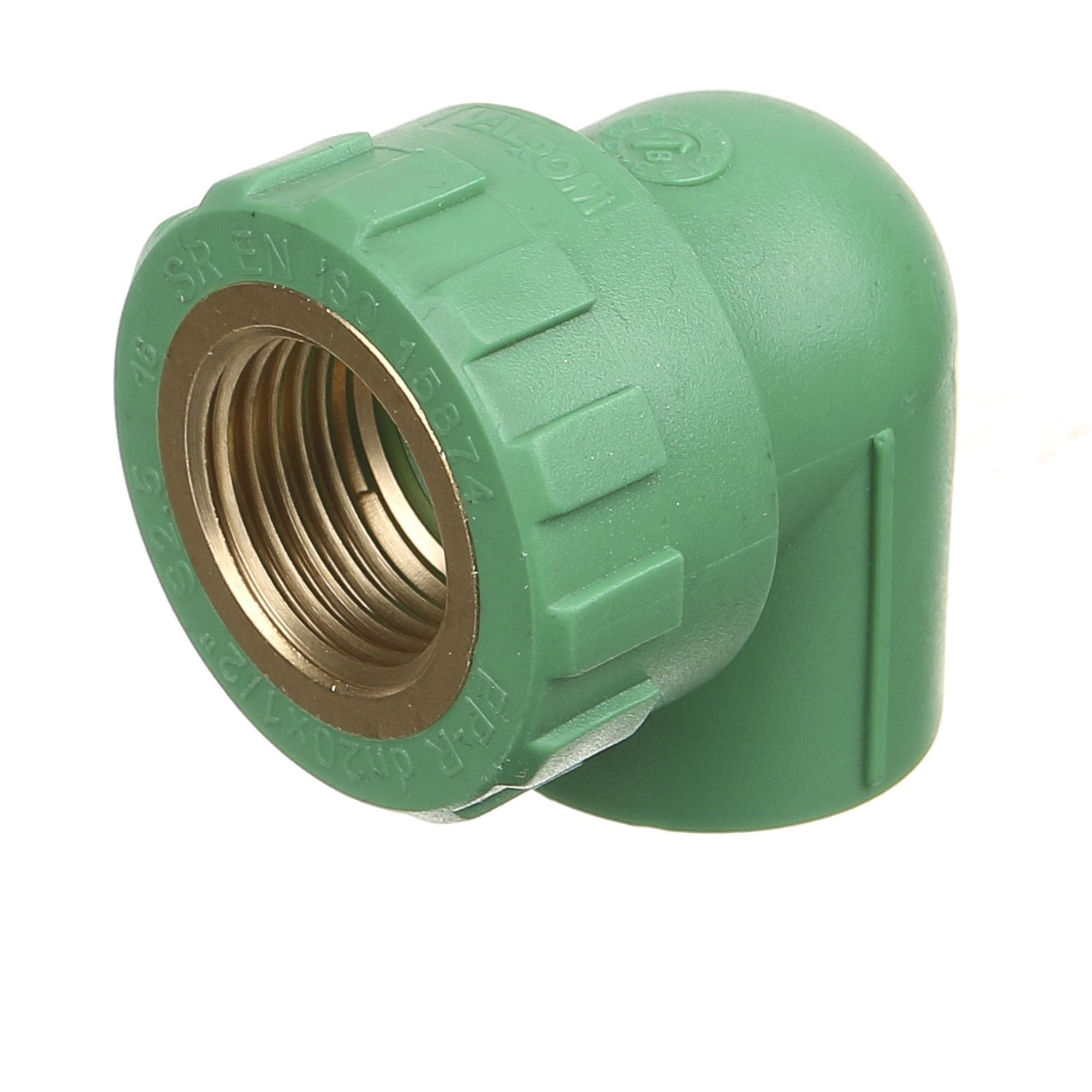 OEM PPR csőkönyök, 90 fok, belső menet, 20 mm x 1/2', PN25, zöld - eMAG.hu