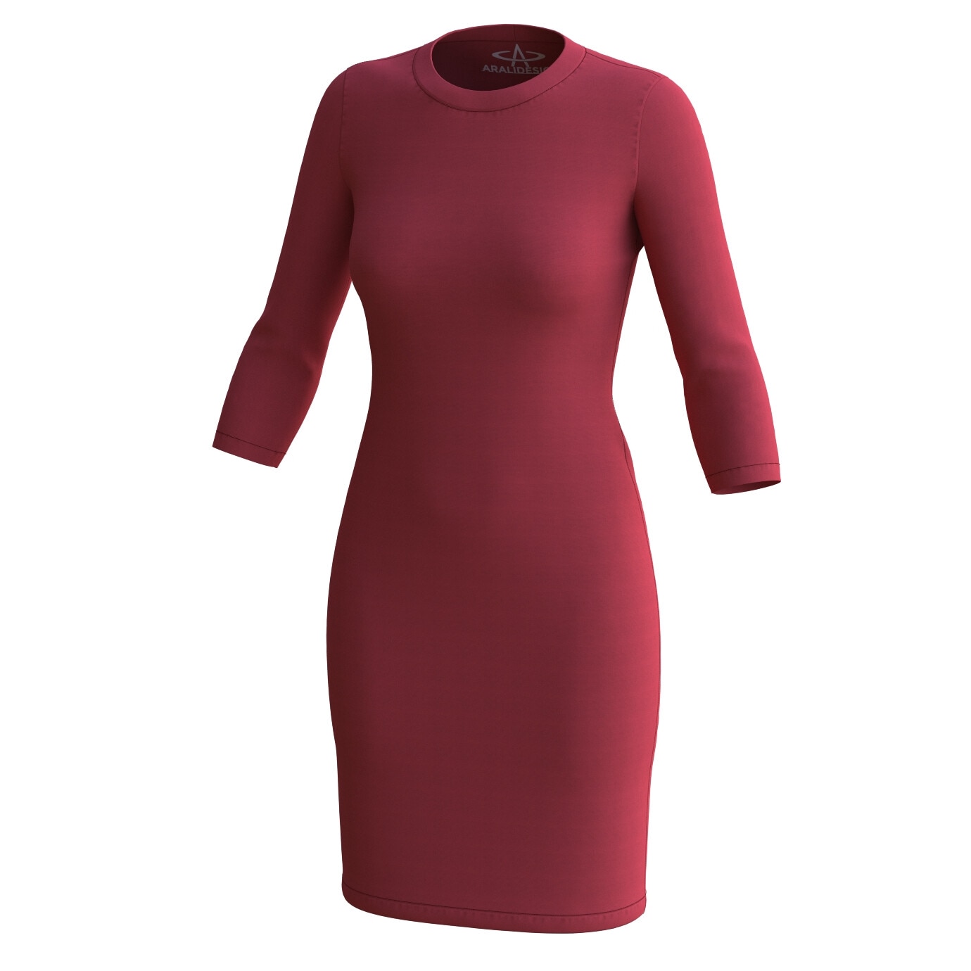 Tipar Croitorie Rochie cu doua tipuri de maneca, 10 marimi 34 - 52 ...