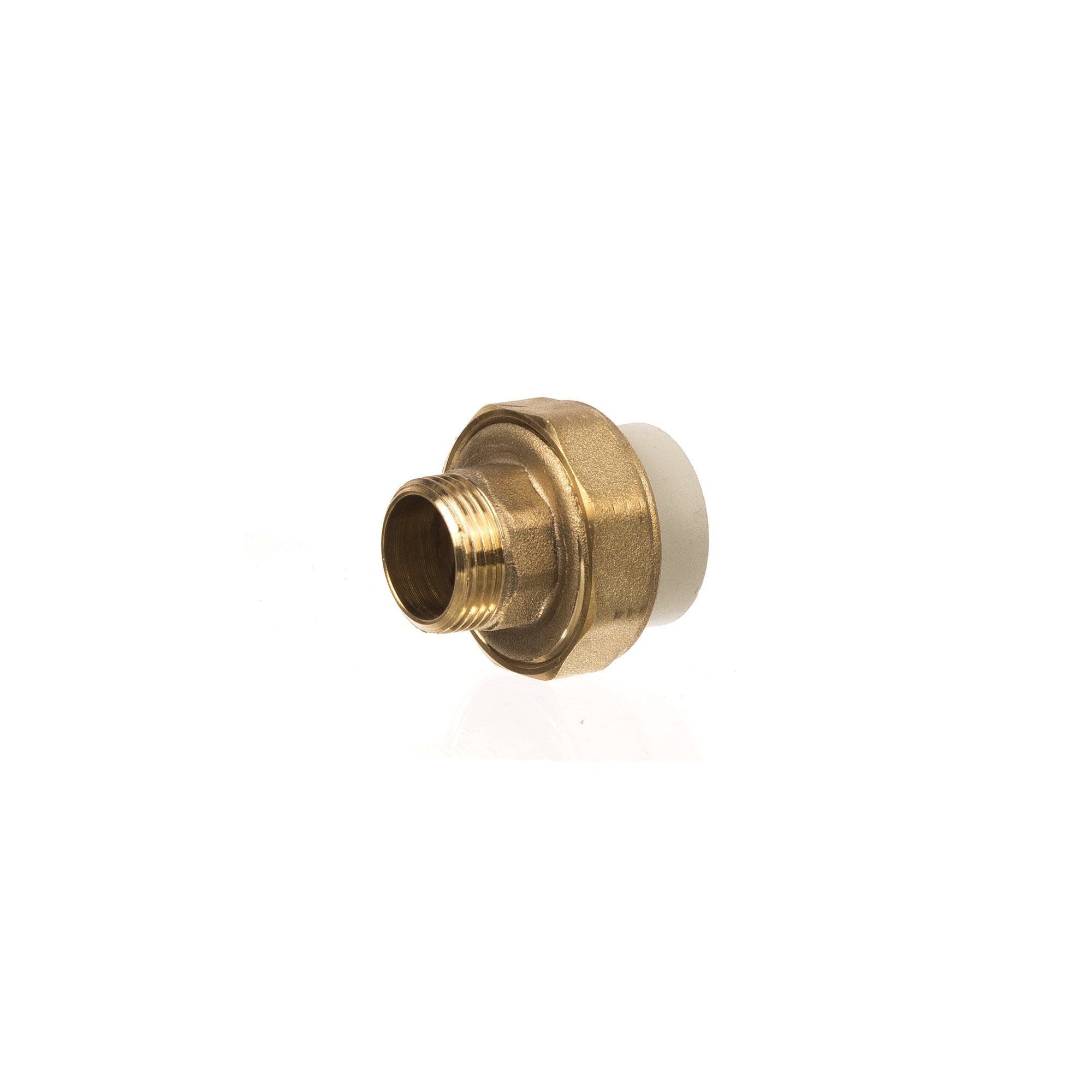 Mufa teava PPR, filet exterior, olandez, Ø 25 mm x 3/4' PN25, gri - eMAG.ro