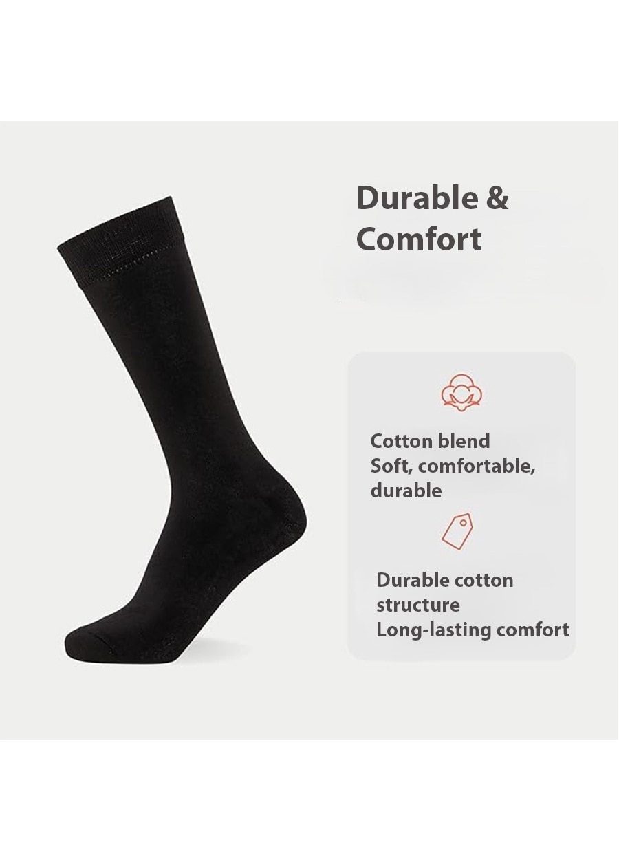 Set de 10 perechi sosete barbati, bumbac, negre, marime 40-46 EU ...