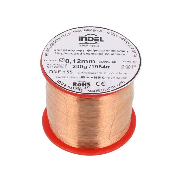 Sarma Emailata Cupru 0, 12mm 0, 2kg - eMAG.ro