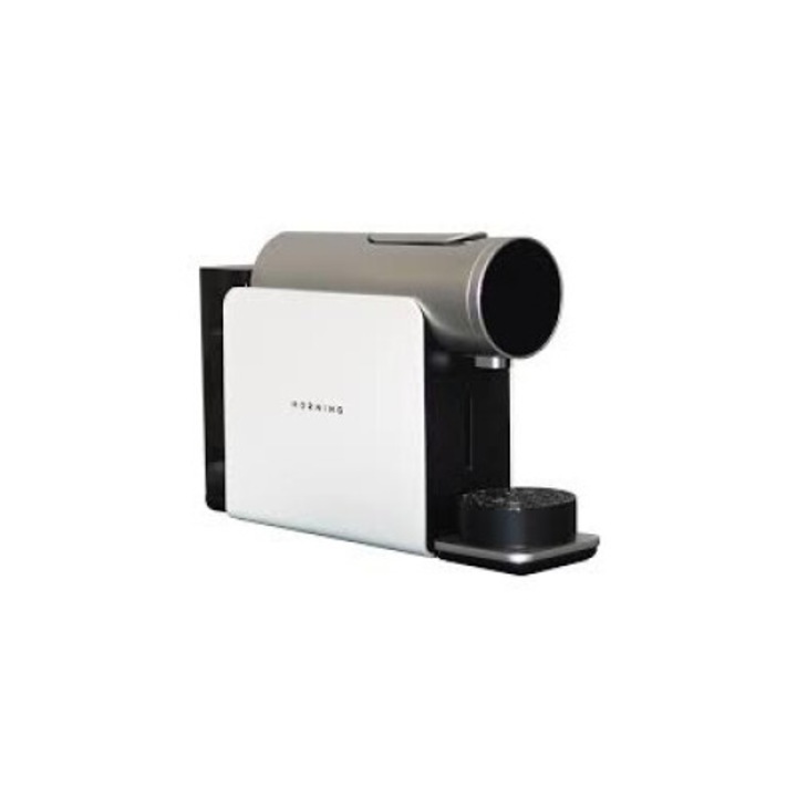 Espressor cu capsule MORNING MACHINE, alb-argintiu, pachet 40 capsule ...