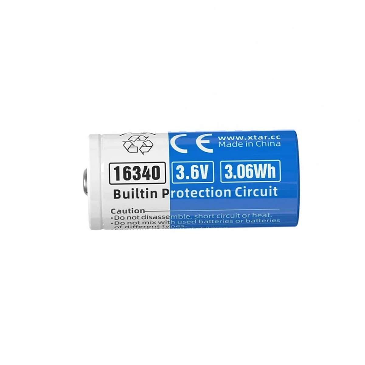 Acumulator Xtar 16340 de 850 mAh cu protectie, viata lunga evaluat la ...