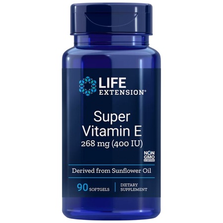 Life Extension Super E vitamin étrend-kiegészítő 400 NE, 90 gél ...