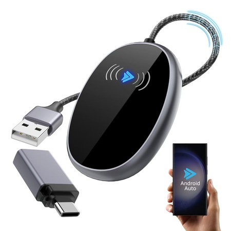 Adaptor Android Auto wireless goBERA®, Pentru masini cu AndroId Auto de ...