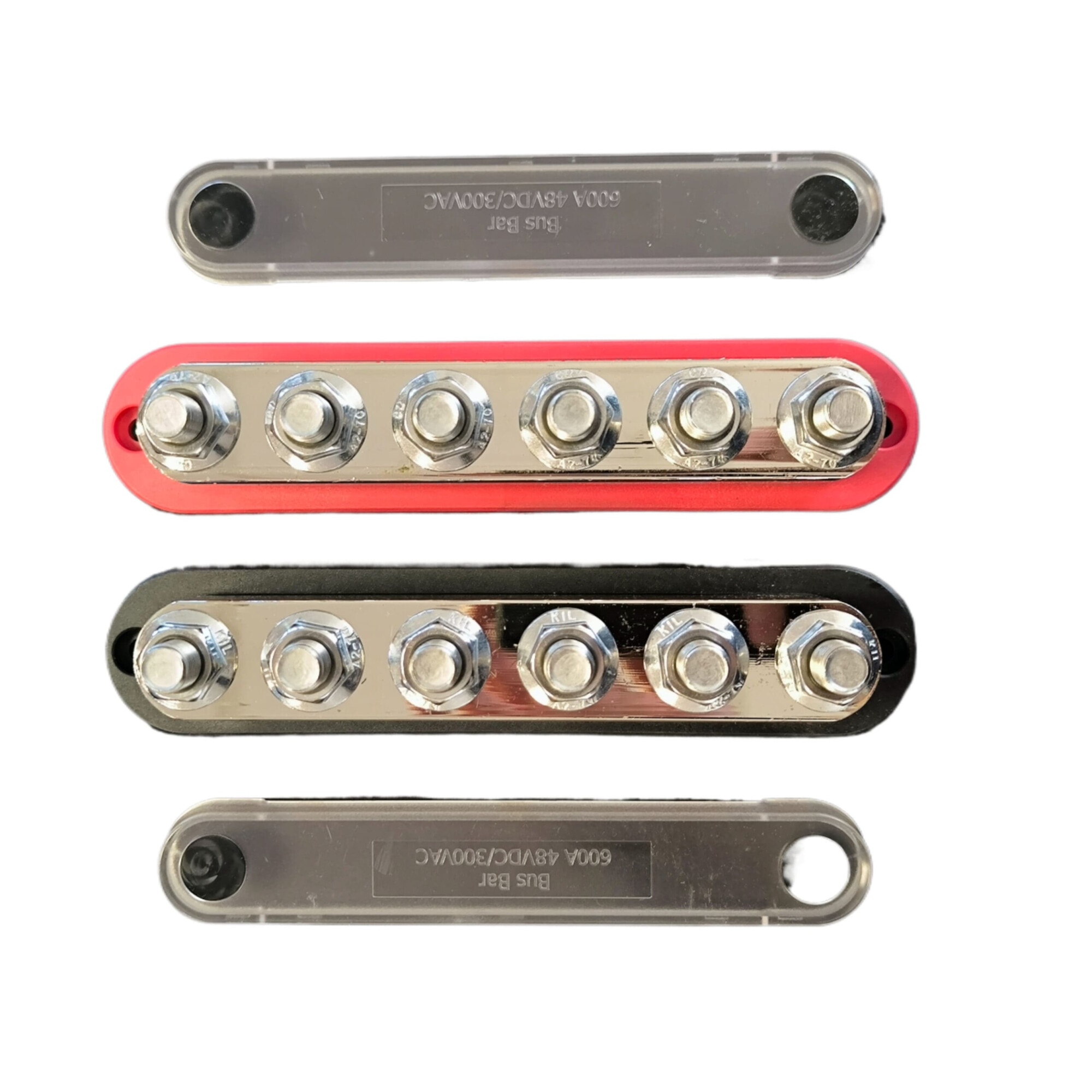 Set Bara de Conexiune Busbar 600A, 12-48V, 6P | Distributie Eficienta a Curentului Electric ...