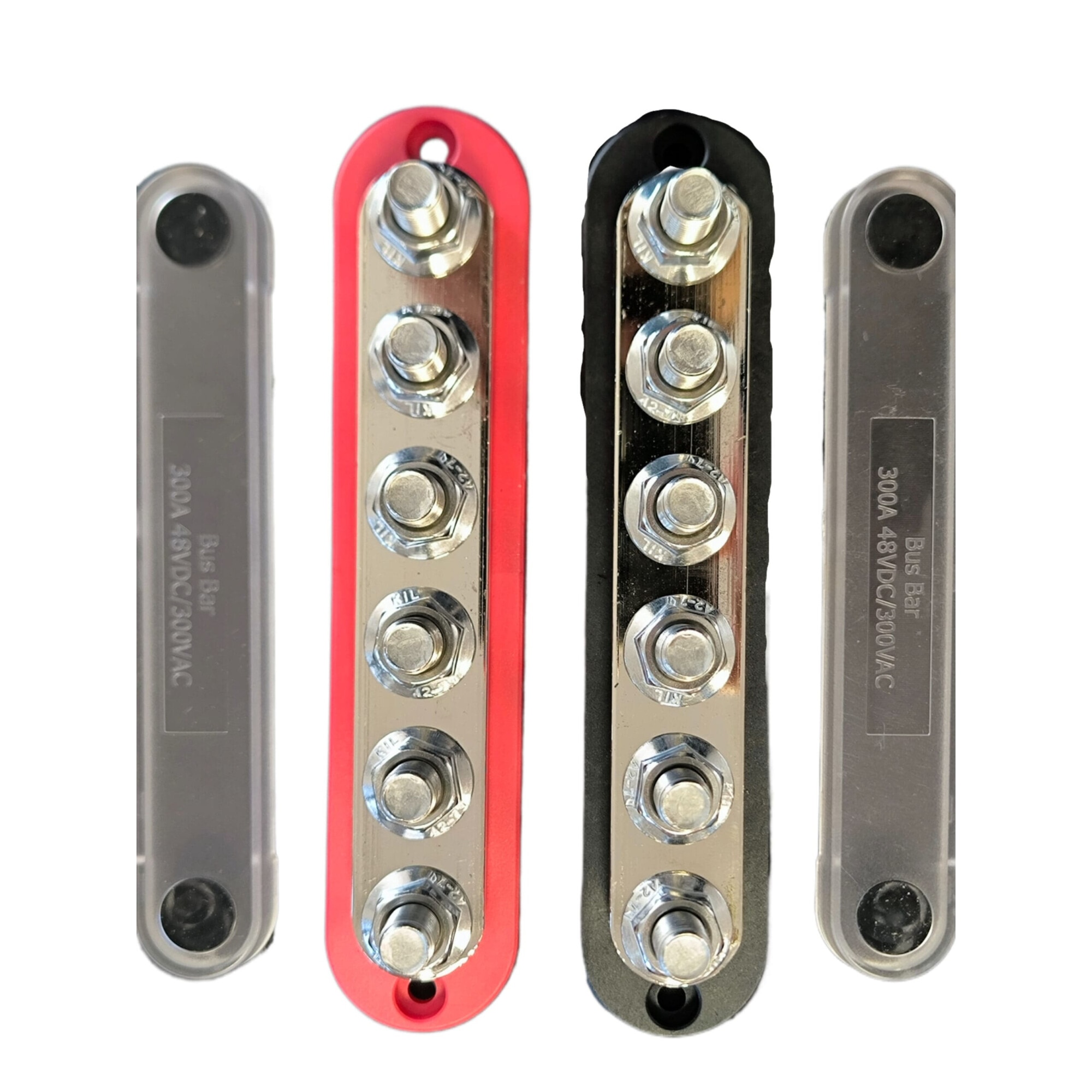 Set Bara de Conexiune Busbar 300A, 12-48V, 6P | Distributie Eficienta a Curentului Electric ...