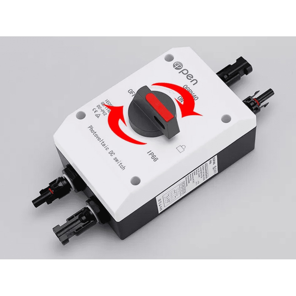 Intrerupator Panouri Fotovoltaice, Izolator cu Conector Solar, 40A ...