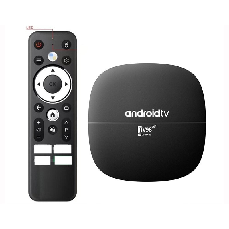 Decodor TV digital, 4k HD, Bluetooth 4.0, Android, telecomanda vocala ...