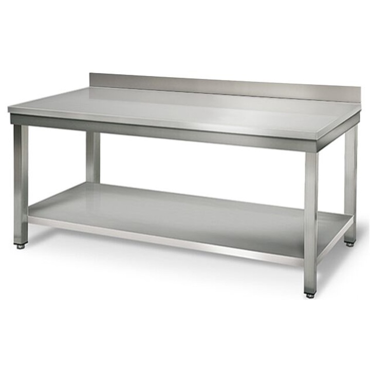 Masa Inox Adosata 2 m, Haccp, M.Professional - eMAG.ro