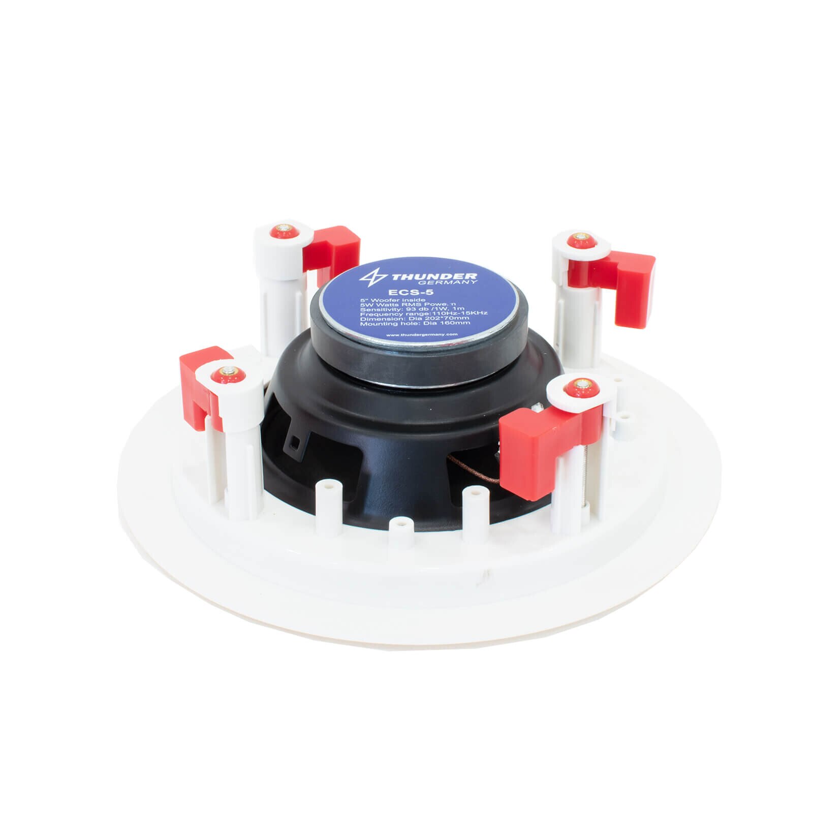 Difuzor de tavan incorporat Thunder ECS-5 10W (5″) 8 Ohm - eMAG.ro