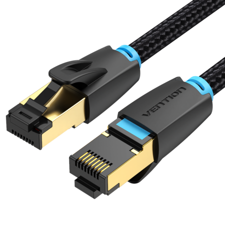 Cablu Internet CAT 8, VENTION, SFTP cablu retea - 40 Gbps si 2000 MHz ...