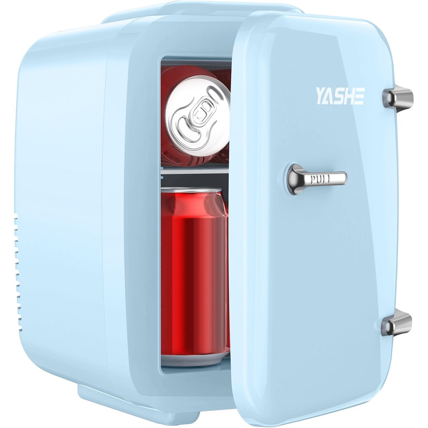 Frigider mini Yashe 4L, portabil, capacitate 6 doze, alimentare AC/DC ...