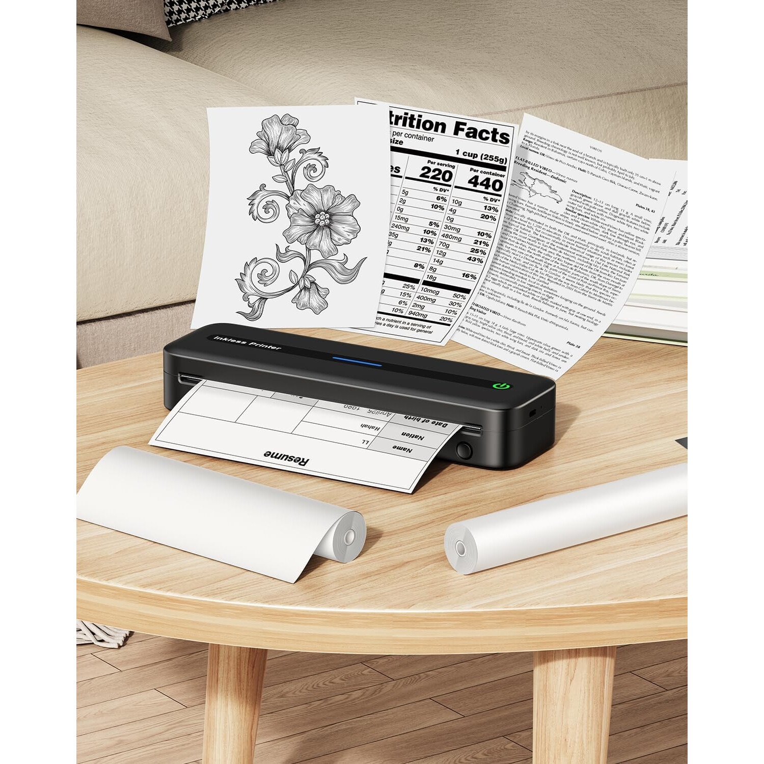 Rola Hartie Termica VALA® Paper A4 ROLL, pentru imprimante termice ...