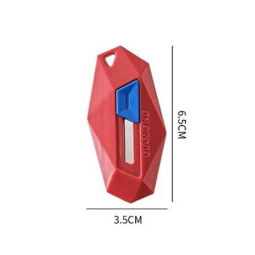 Cutter pentru Cutii, Flippy, Varf Rotunjit si Zimtat, Tip Breloc, 6.5x3 ...