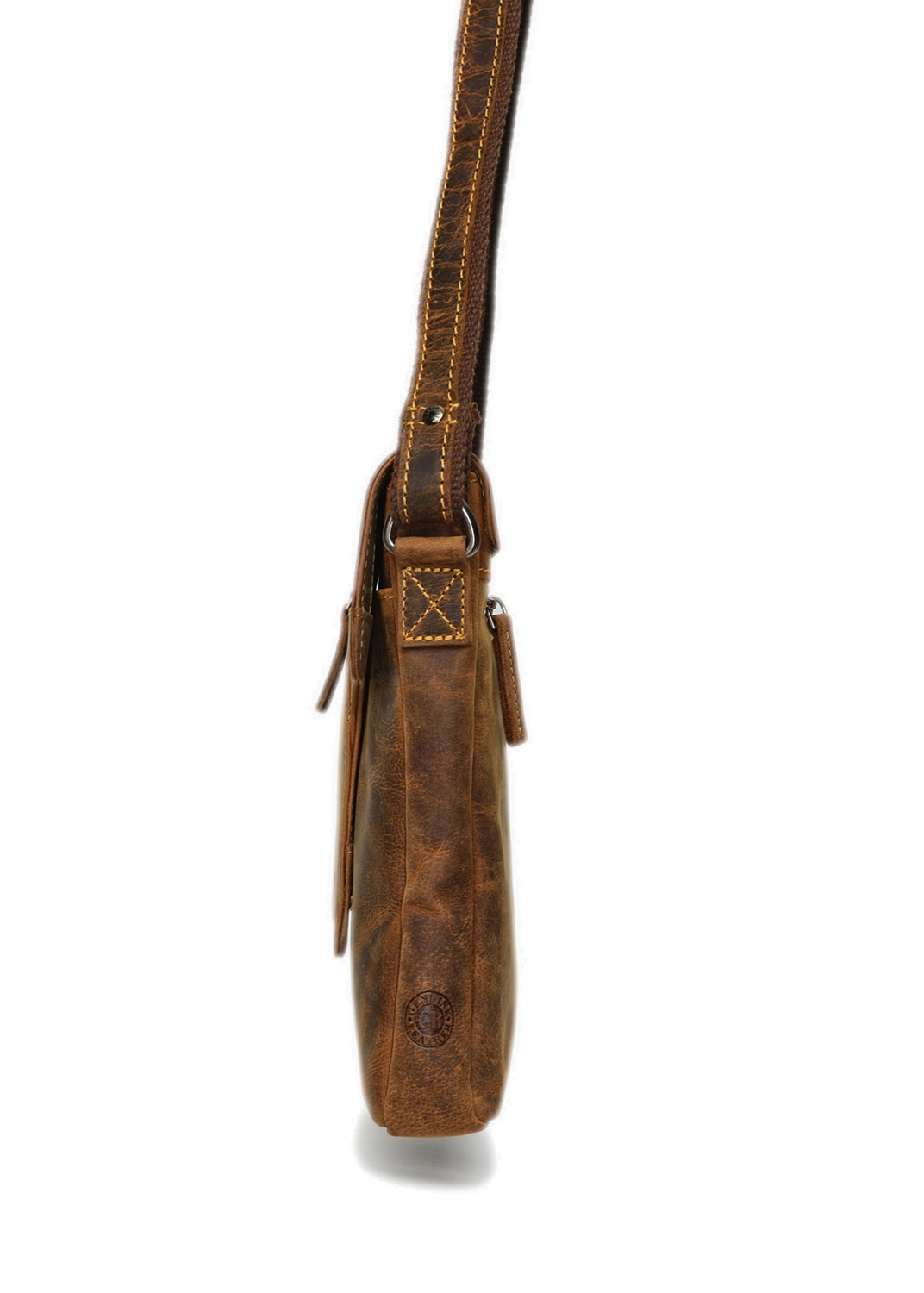 Мъжка чанта De Umar, Greenburry, 23x6 см, естествена кожа, "Vintage ...