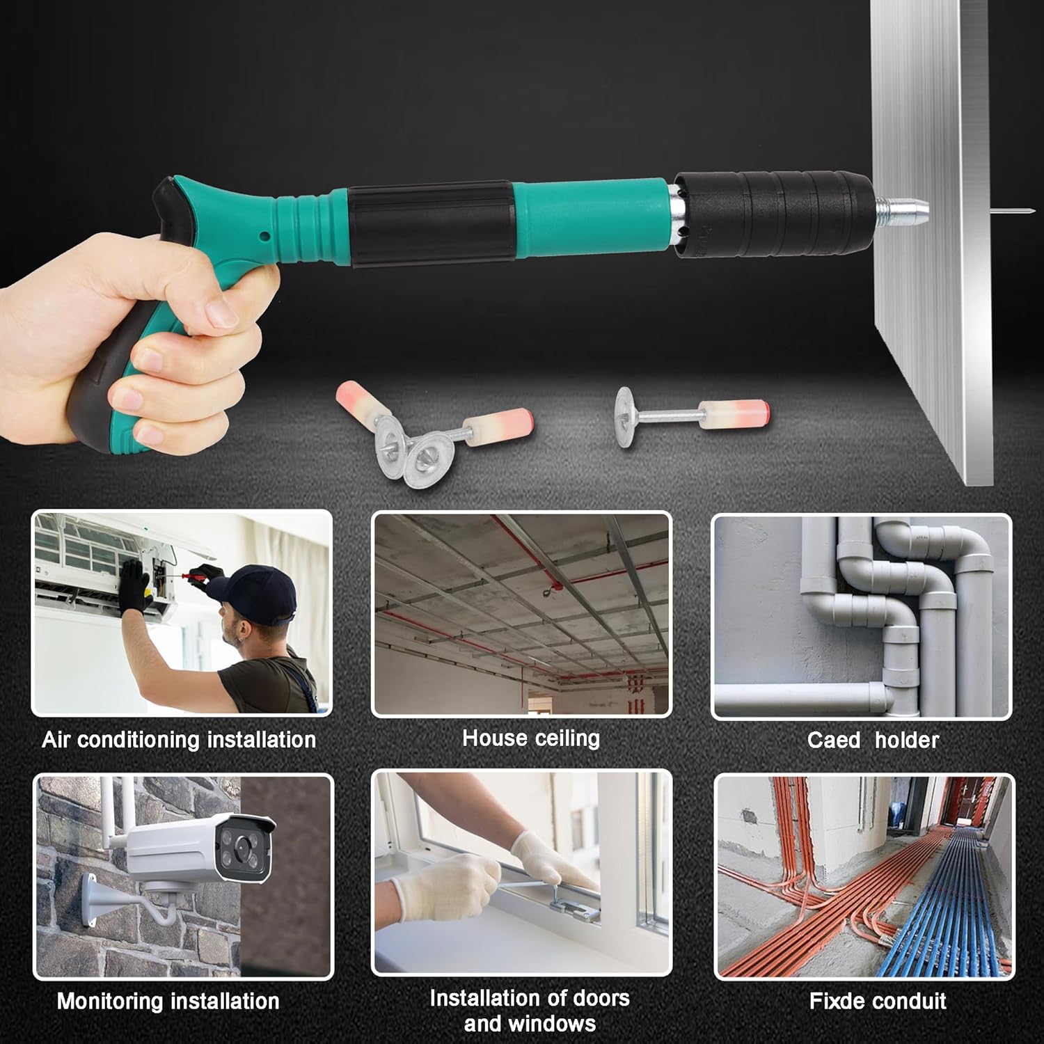 Pistol de cuie manual, unealta pentru fixarea cuielor si bolturilor in ...