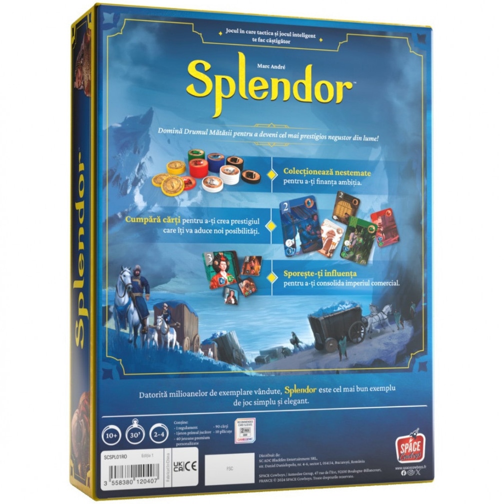 Joc Asmodee - Splendor, lb. romana - eMAG.ro