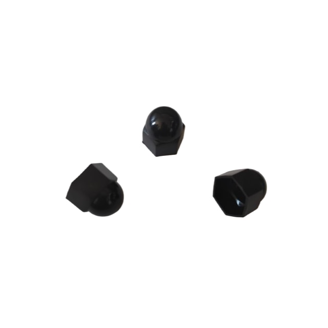 Set 25 capace de plastic Negre pentru suruburi si piulite hexagonale M8 ...