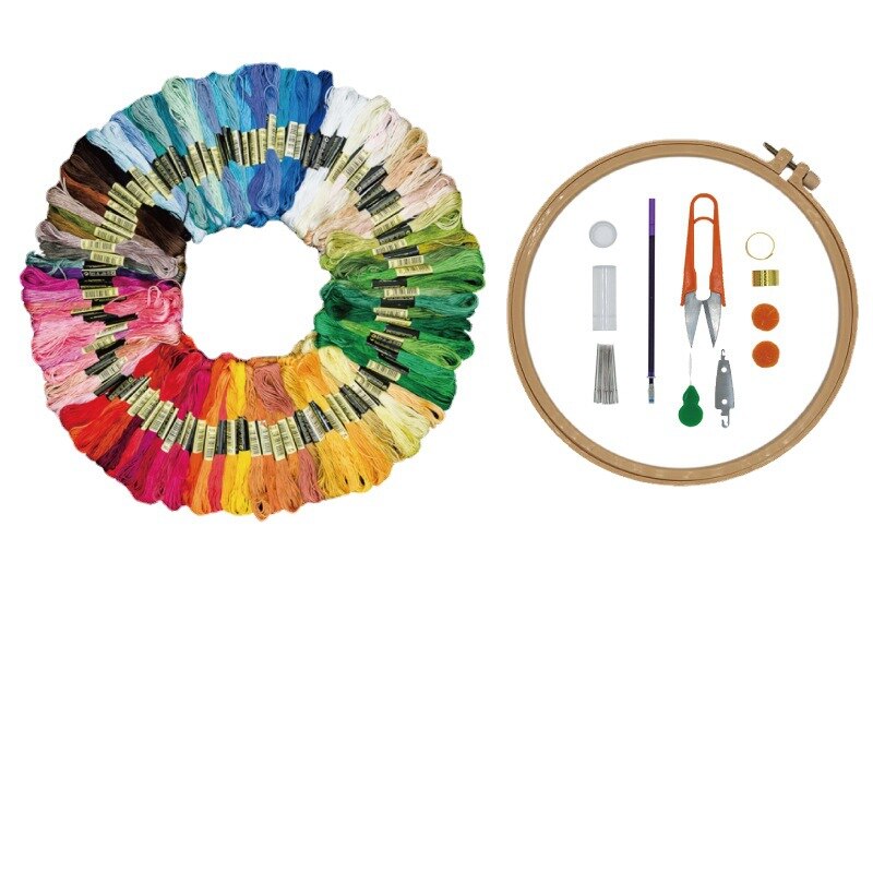 Set de fire de broderie 100 culori, 8m, accesorii pentru broderie ...