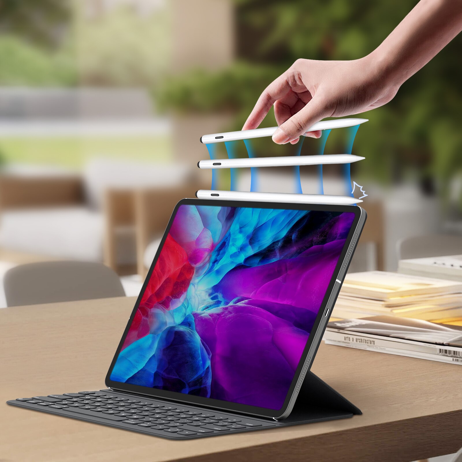 Stylus iPad Pen Bonveey, Pix pentru tableta Apple iPad 2018-2025 ...
