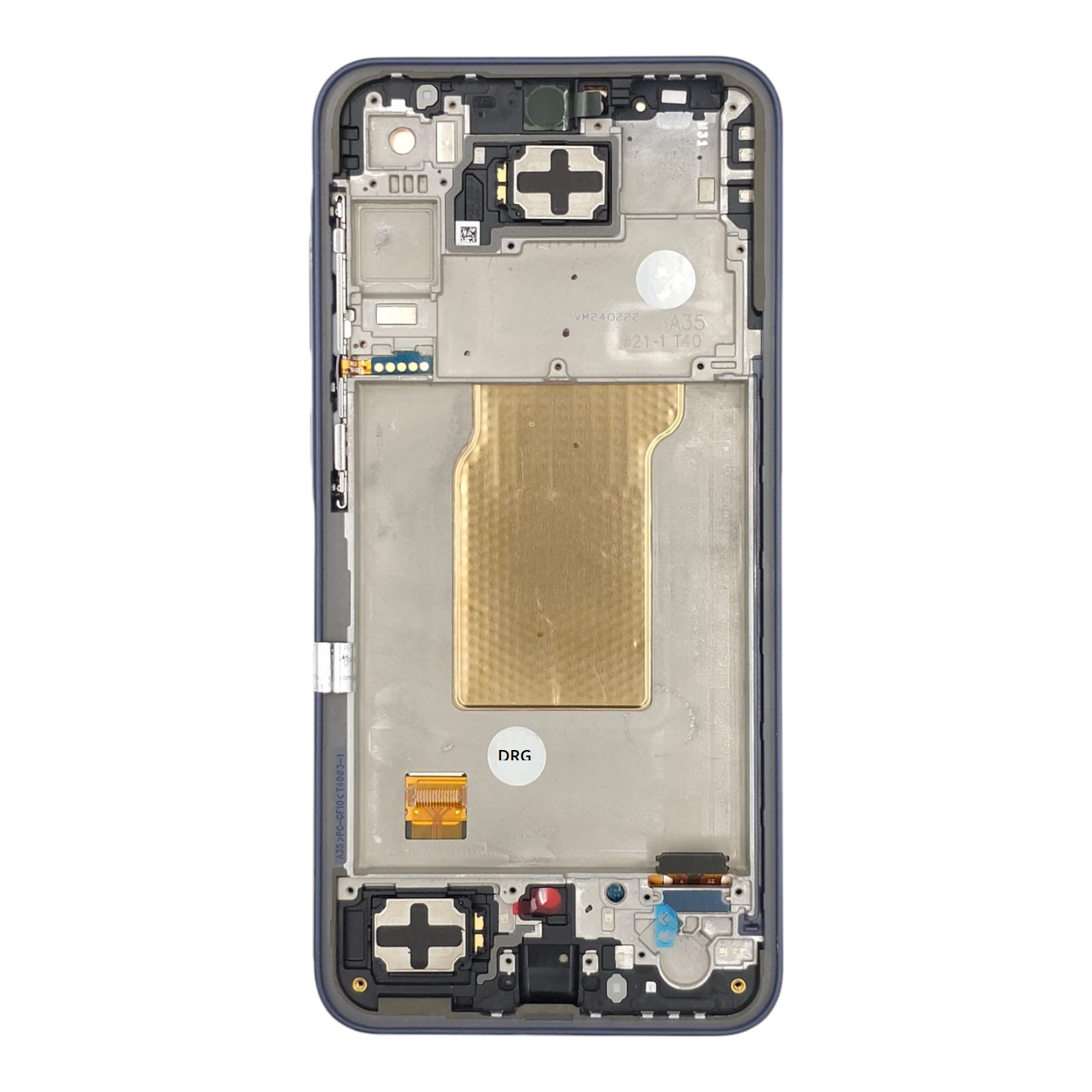 Ecran Display cu Rama pentru Samsung A35 5G (A356), Black / Navy - eMAG.ro