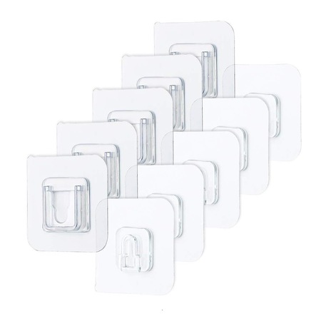 Set 5 Perechi De Carlige Adezive Cu 2 Fete Pentru Fixare Si Suspendare ...