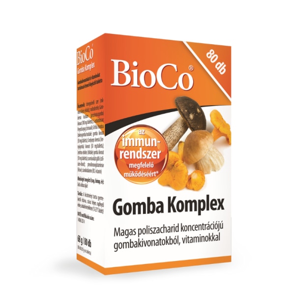 Supliment alimentar BioCo Complex de ciuperci, BioCare Solutions, 80 ...