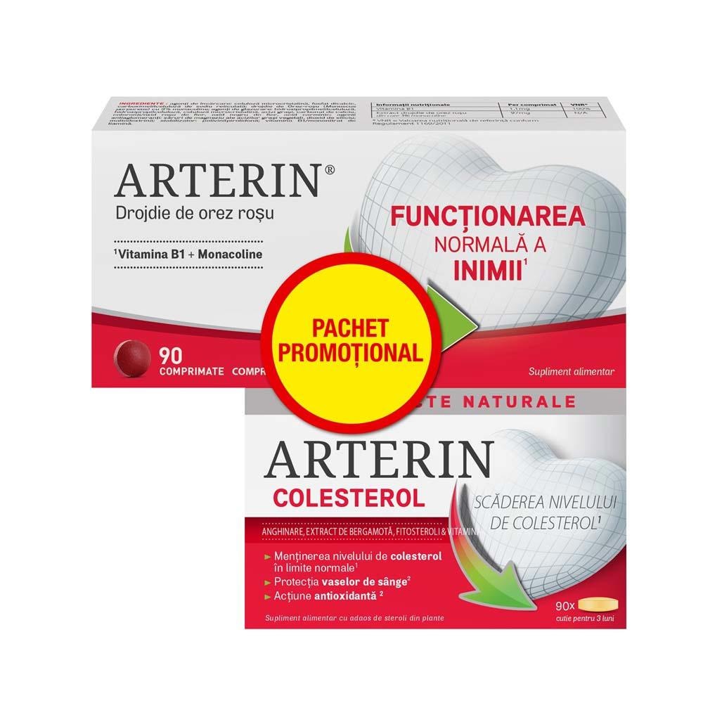 Pachet Arterin Colesterol 90 comprimate + Arterin 90 comprimate Perrigo ...